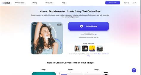 Curved Text Generator Online Free Pokecut