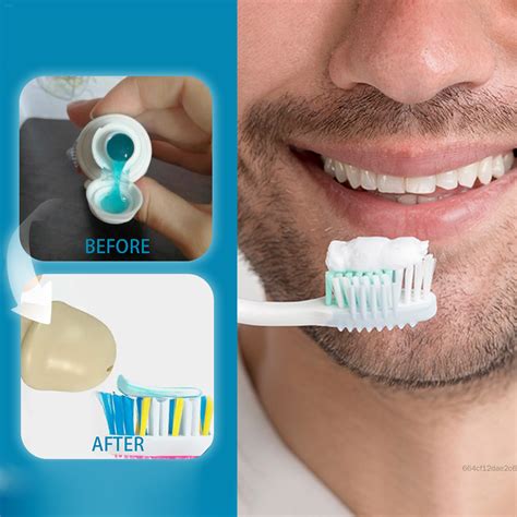 Joypretty Toothpaste Cap Dispenser No Waste No Mess Self Sealing