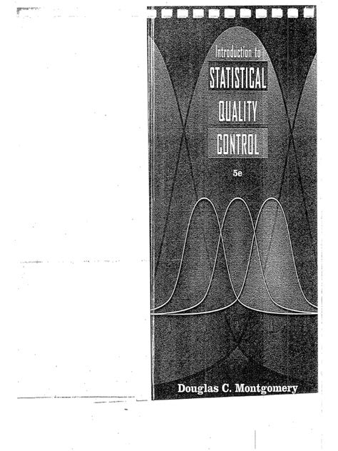 Introduction To Statistical Quality Control Pdf