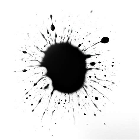 Premium Photo Watercolor Ink Marks