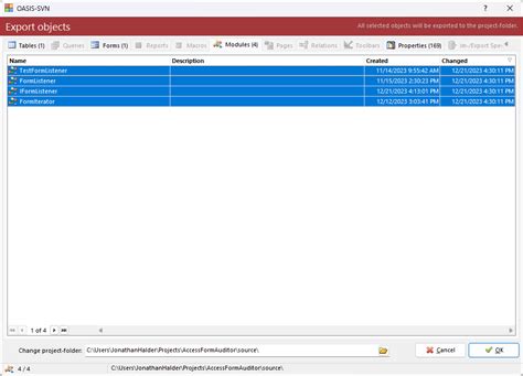 Tdd 023 Exporting From Oasis Svn And Finishing Up Access Jumpstart
