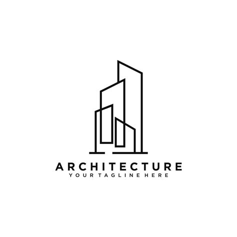 Architecture Logo Design Vector Construction Company Brand Design