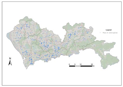Location Distribution Of Sampling Survey Download Scientific Diagram