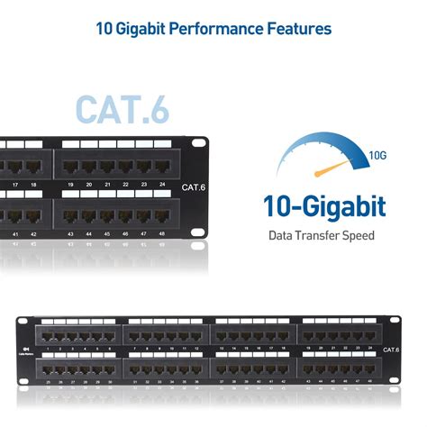 Buy Cable Matters UL Listed Rackmount Or Wall Mount 2U 48 Port Network Patch Panel 19 Inch Cat6