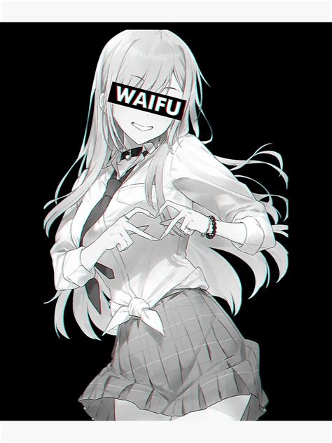 Marin Kitagawa Kawaii Waifu Glitch Art Print For Sale By Glitchartzz