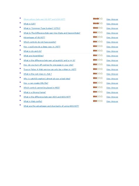 Interview Questions Pdf C Sharp Programming Language Class