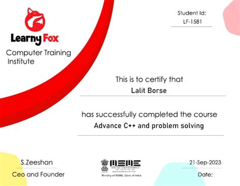 Lalit Borse On Linkedin Cpp