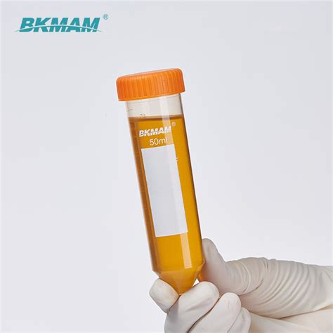 Lab Sample Collection Tube Free Standing Test Tube 50ml Centrifuge Tube