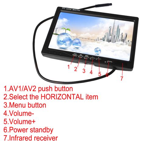 7 Inch TFT LCD Monitor RC Shop Bd