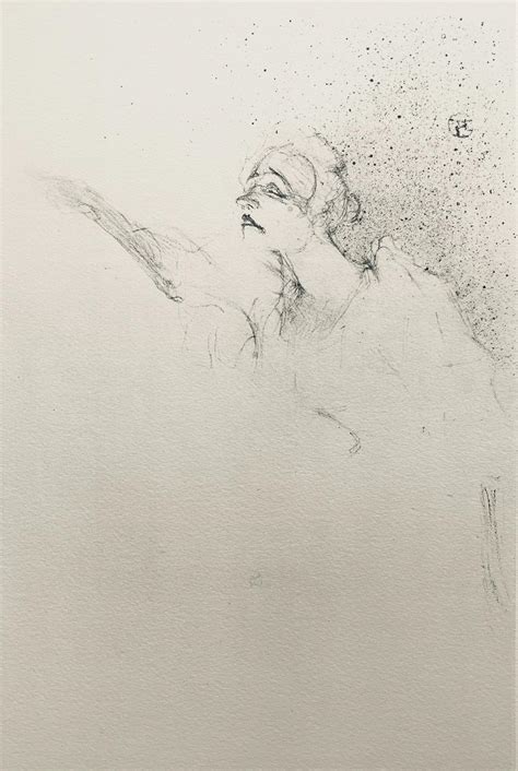 Toulouse Lautrec Composition Yvette Guilbert Vue Par Toulouse Lautrec After For Sale At 1stdibs