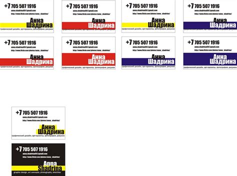 визитки 3авг2 Anna Shadrina Flickr