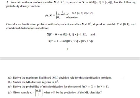 A Bi Variate Uniform Random Variable X R2
