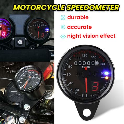 【original24hours Delivery】universal Motorcycle Cafe Racer Speedometer
