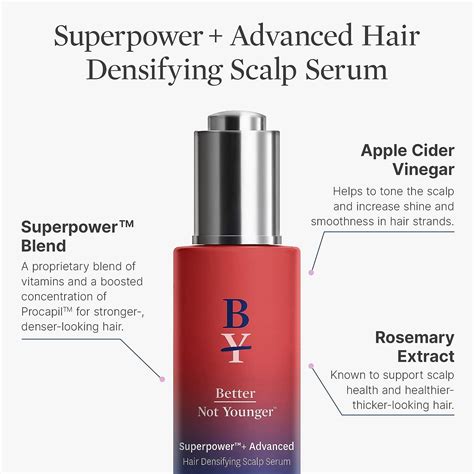 Better Not Younger Superpower Advanced Duo Hair Densifying Scalp