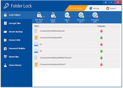 download folder lock 7 8 9 for windows