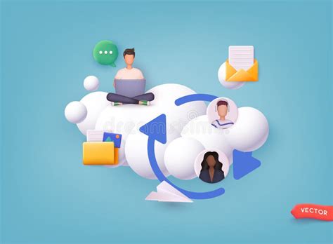 Connected People As Social Community Networking Worldwide Cooperation And Teamwork Using