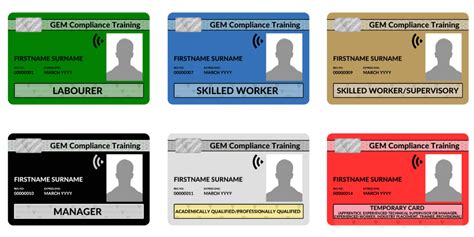 Cscs Card Types Cscs Card Application Support Bradford