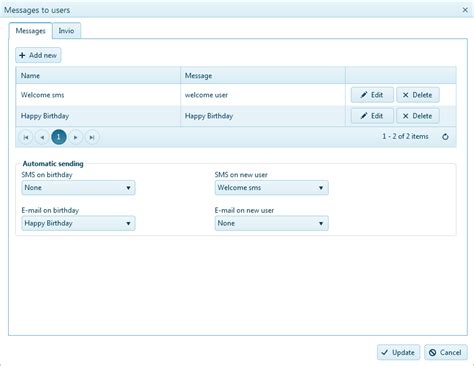 SMS And Email Sending Configuration