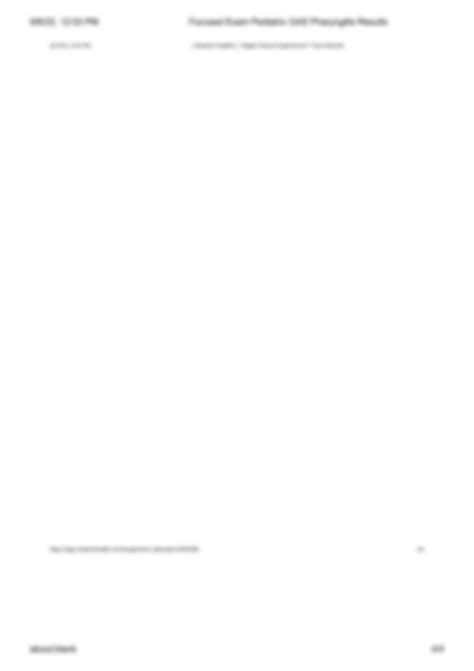 Solution Focused Exam Pediatric Gas Pharyngitis Results Studypool