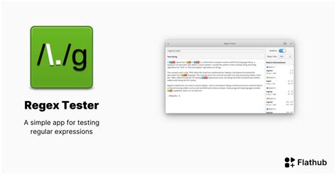 Install Regex Tester On Linux Flathub