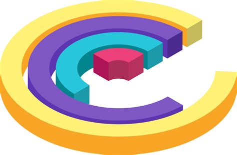 Colorful Pie Chart Or Circular Graph Chart In D Style Vector Art At Vecteezy