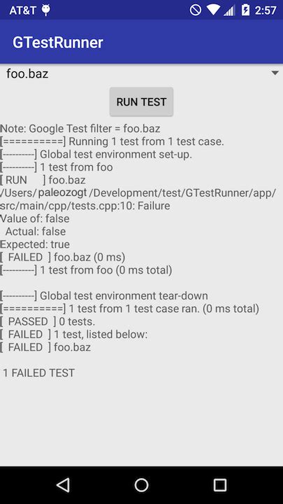 GitHub Paleozogt AndroidGTestRunner Demo Of How To Run C GTest Tests From Android JUnit
