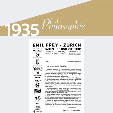 100 Jahre Emil Frey 100 Jahre Geschichte Geschichten Und Meilensteine