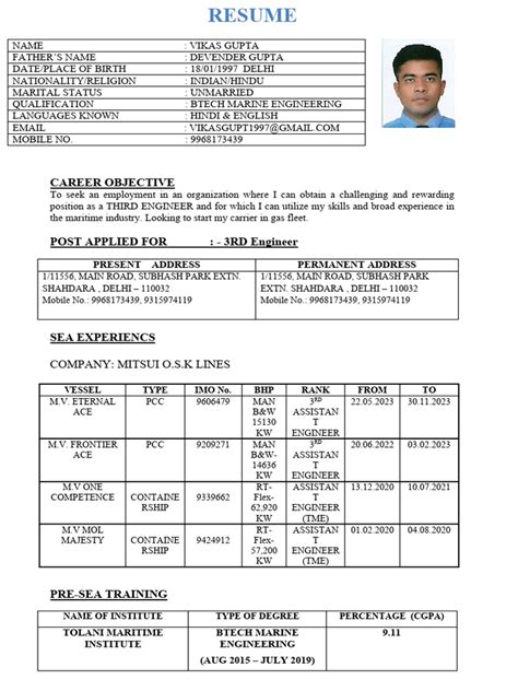 cv vikas gupta pdf