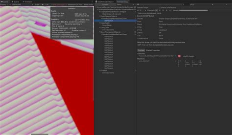 how to remove show through textures in urp unity engine unity
