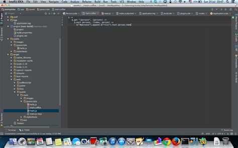 Javascript How To Get The Coffeescript Working In Play Framework 23