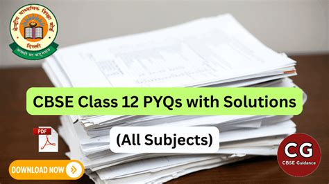 Cbse Class 12 Previous Year Question Papers With Solutions Pdf Download