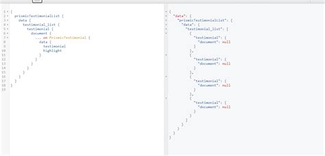 Gatsby Document Field Returns Null When Querying Groups Of Prismic