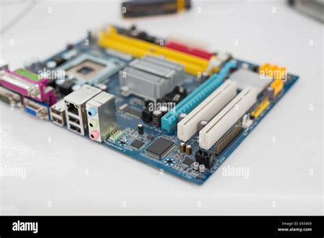 Colourful Cpu Close Up Shot Stock Photo Alamy