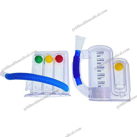 Durable Portable Incentive Spirometer With Three Balls For Respiratory