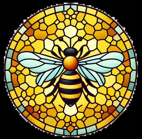 Stained Glass Bee By Doctoroflegend Makerworld