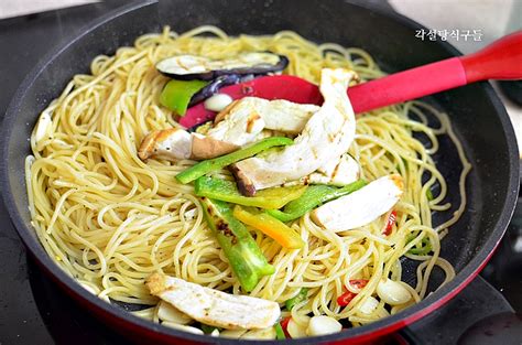 구운채소 올리브오일 파스타