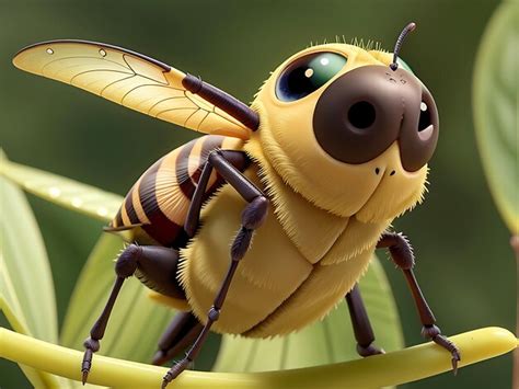 Premium Ai Image Macro View Of Insect Generative Ai