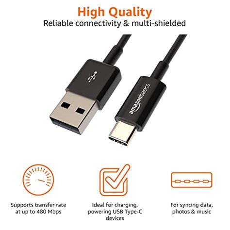 AmazonBasics USB Type C To USB A 2 0 Male Cable Dope Deal