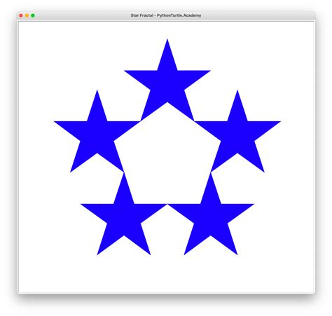 Star Fractal With Python And Turtle Tutorial And Source Code Python