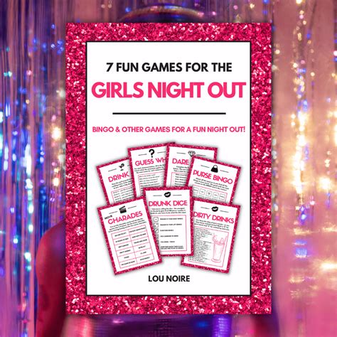 7 Fun Games For The Girls Night Out Lou Noire In 2025 Girls Night