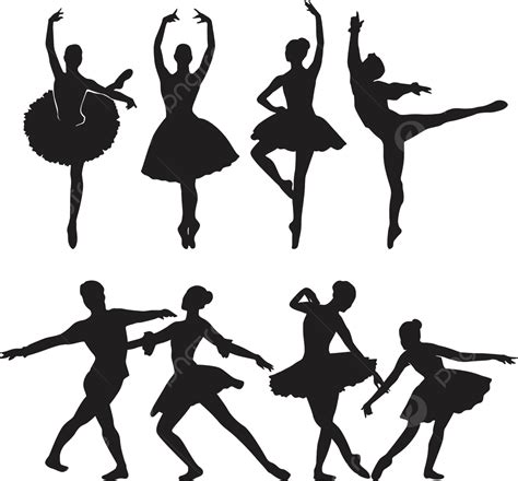 발레 댄스 액션 실루엣 댄스 클립 아트 무용 발레 Png 일러스트 및 벡터 에 대한 무료 다운로드 Pngtree