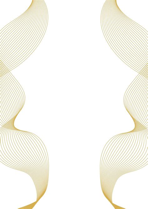 Premium Vector Symmetricalabstractwavypatterningoldencolor