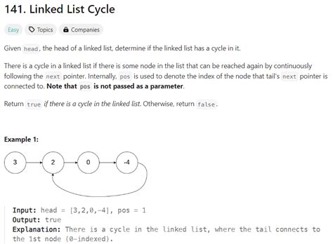Day 10 Leetcode 141 Linked List Cycle It 邦幫忙一起幫忙解決難題，拯救 It 人的一天
