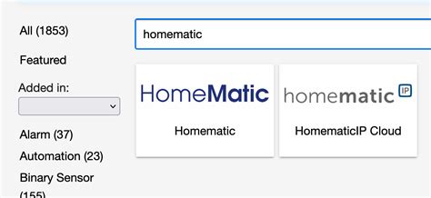 Homematic Integration Configuration Home Assistant Community