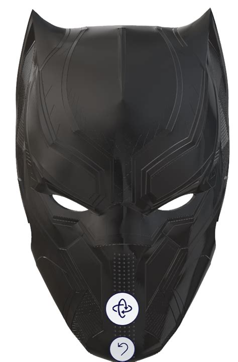 Stl File Black Panther Mask・3d Printable Design To Download・cults