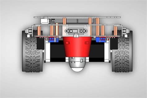 Wall Following Robot Design Download Free 3d Model By Fazza Cad Crowd