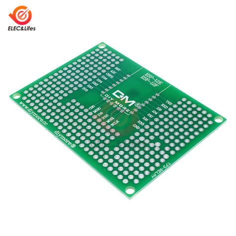 X Cm Double Side Prototype Pcb Universal Printed Circuit Board Protoboard For Arduino Esp