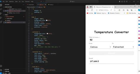 Task 2 Temperature Converter Using Html Css And Js Madhavkumar Mycharla