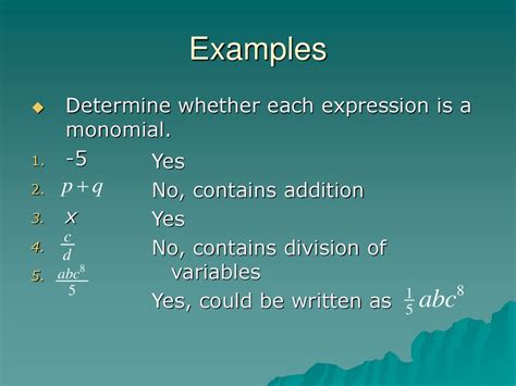 Lesson 7 1 Multiplying Monomials Ppt Download