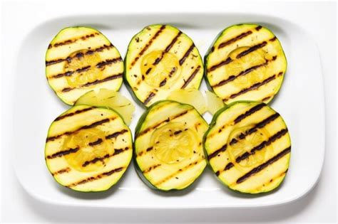 Premium Ai Image Bright Overhead Photo Of Zucchini Slices With